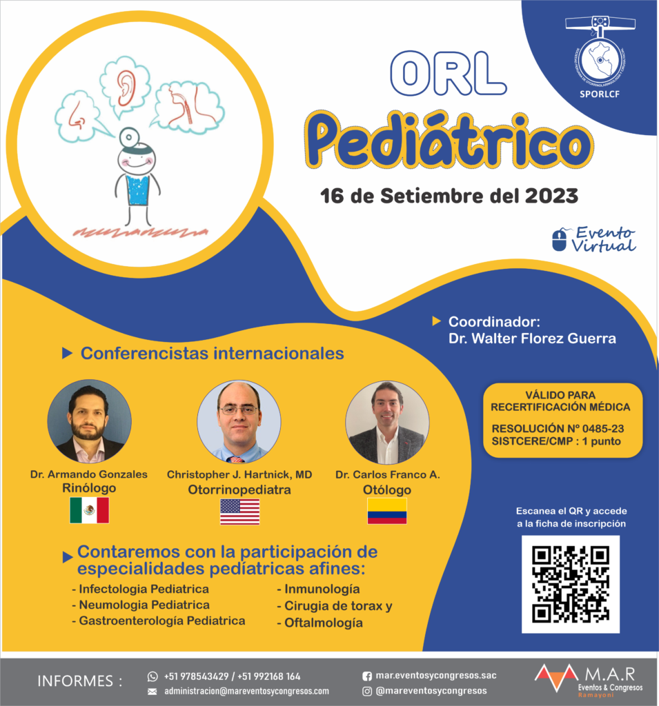 CURSO ORL PEDIATRICO - MAR Eventos y Congresos
